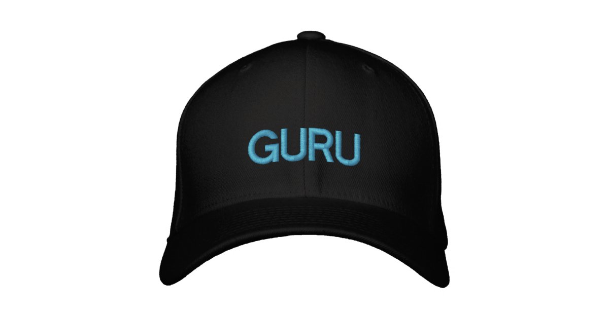 GURU EMBROIDERED HAT | Zazzle