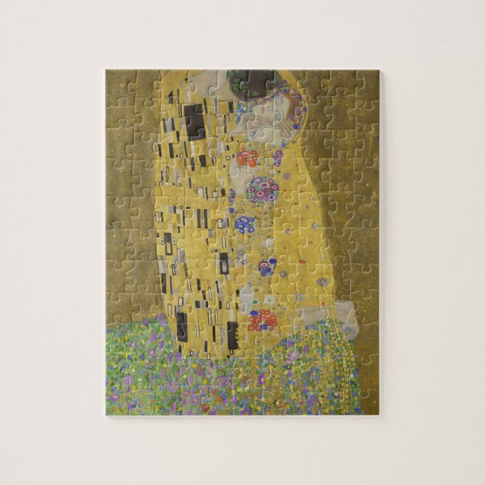 Gustav Klimt "The Kiss" Jigsaw Puzzle | Zazzle.com.au