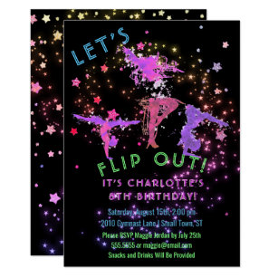 Flip Out Invitations & Announcements | Zazzle AU