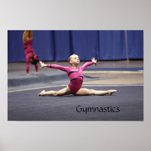 Gymnastics Poster | Zazzle.com.au
