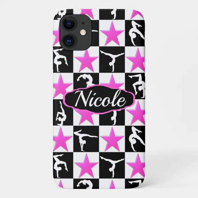 GYMNASTICS STAR POSES PERSONALIZED Case-Mate iPhone CASE | Zazzle