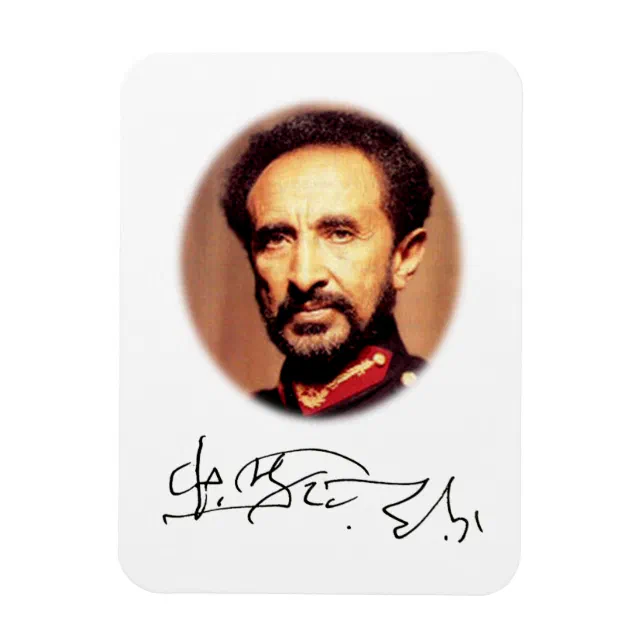 Haile Selassie Magnet | Zazzle