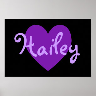 The Name Hailey Art & Wall Décor | Zazzle.com.au