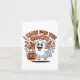 Halloween Snacks Ghost Funny Trick-or-treat Candy Card | Zazzle