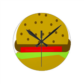 Burger Wall Clocks | Zazzle.com.au