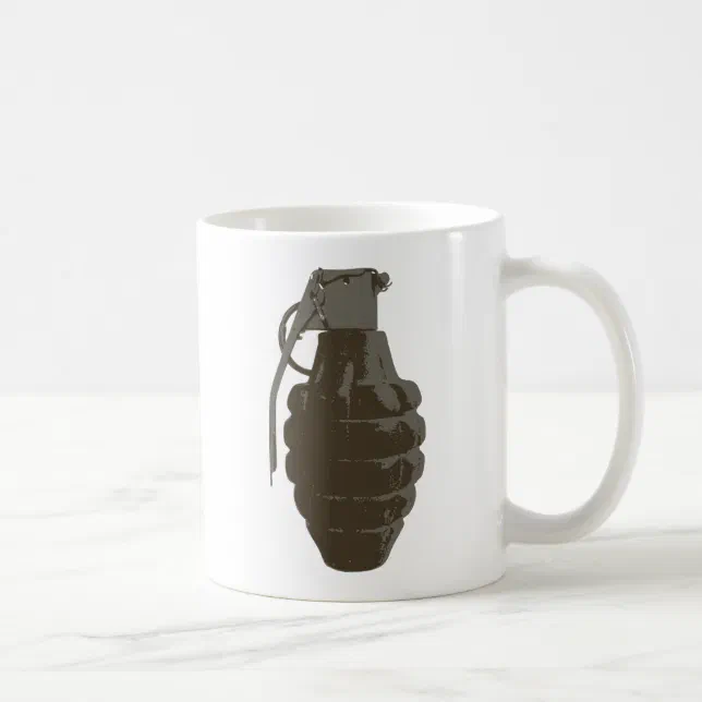 Hand Grenade War Military Bomb Army Marines Coffee Mug | Zazzle