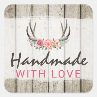 Handmade With Love Stickers | Zazzle.com.au