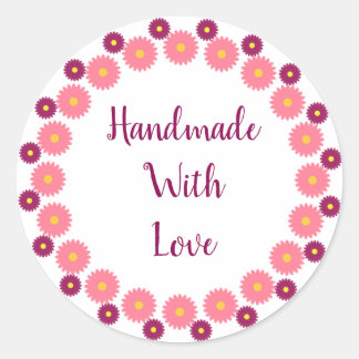 Handmade With Love Stickers | Zazzle.com.au