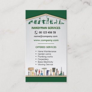 Home Maintenance Business Cards | Zazzle AU