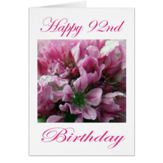 92nd Birthday Cards, Invitations, Photocards & More