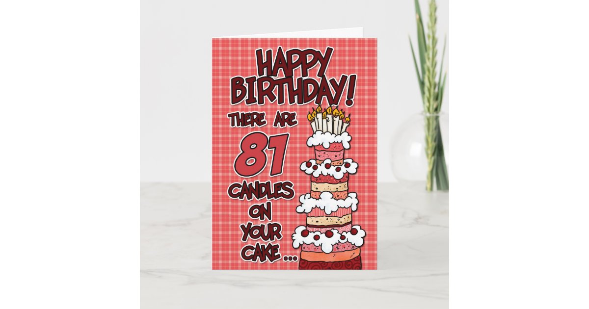Happy Birthday 81 Years Old Card Zazzle au happy-birthday-81-years-old-card-zazzle-au