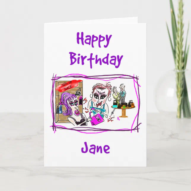 Happy Birthday - Jane Card | Zazzle