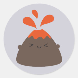 Cute Volcano Stickers | Zazzle.com.au