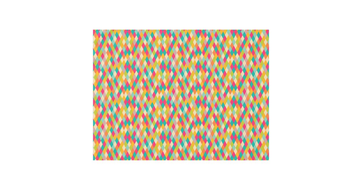Harlequin vintage pattern tablecloth | Zazzle