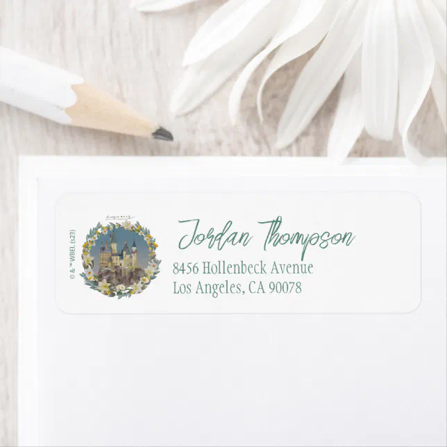HARRY POTTER™ | HOGWARTS™ CASTLE RETURN ADDRESS LABEL | Zazzle
