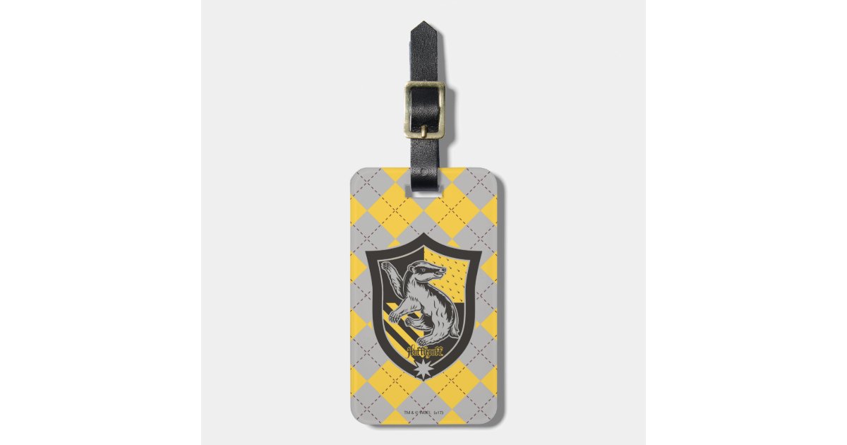Harry Potter | Hufflepuff House Pride Crest Luggage Tag | Zazzle