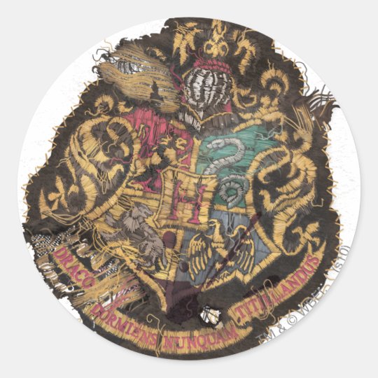 Harry Potter | Vintage Hogwarts Crest Classic Round Sticker | Zazzle.com.au