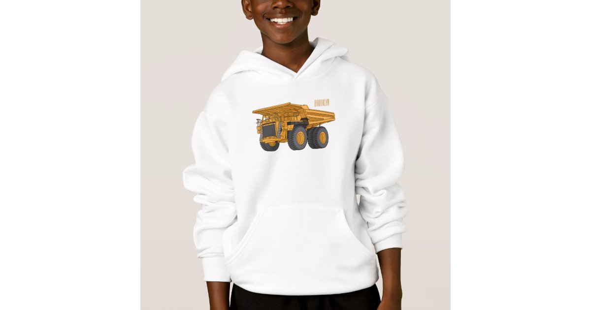 Haul truck cartoon illustration | Zazzle