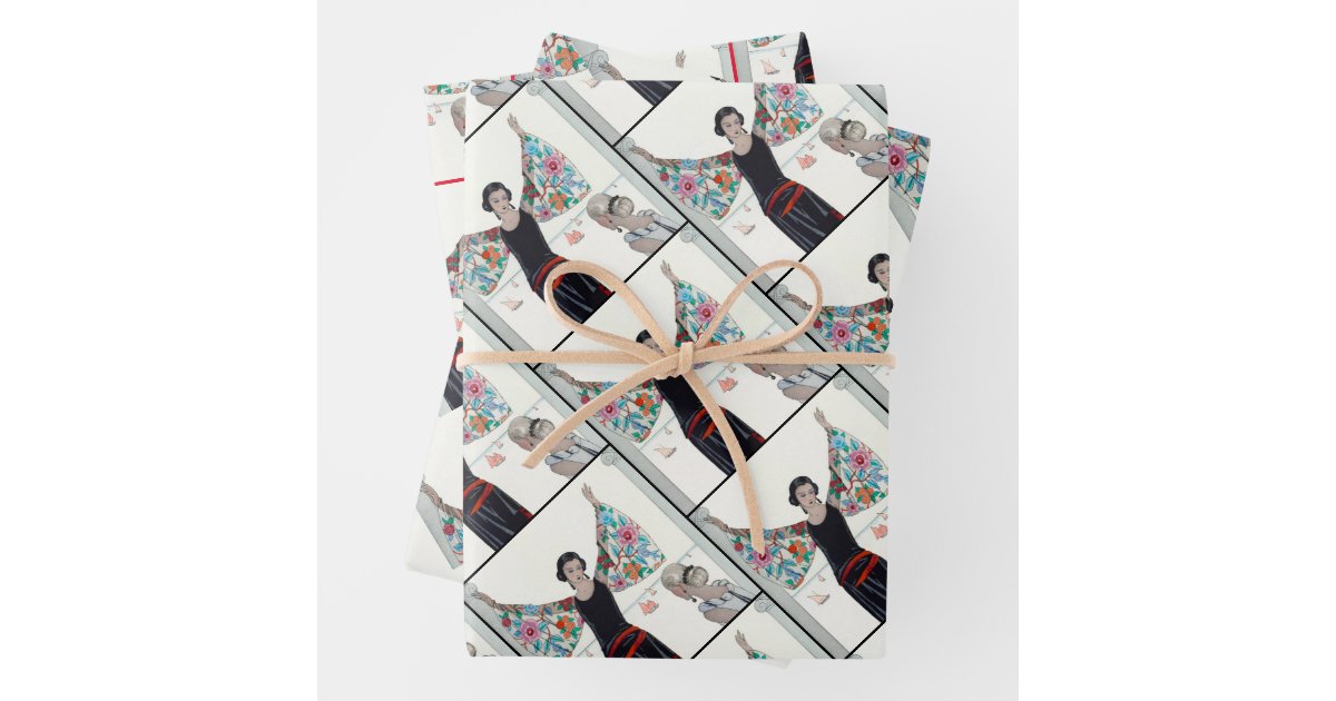 Here Are My Wings - George Barbier Wrapping Paper Sheet | Zazzle