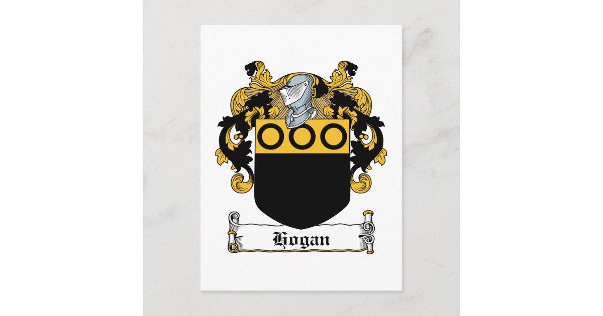 Hogan Family Crest Postcard | Zazzle
