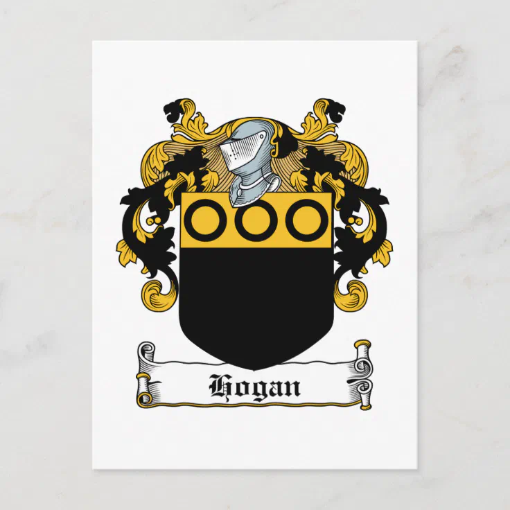 Hogan Family Crest Postcard | Zazzle