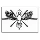 Holy Spirit Dove Religious Confirmation and Peace Table Number | Zazzle