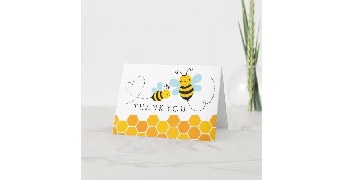 Honey Bee Thank You Card | Zazzle.com.au