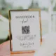 Honeymoon Fund QR Code Sign Printable, Wedding Invitation | Zazzle