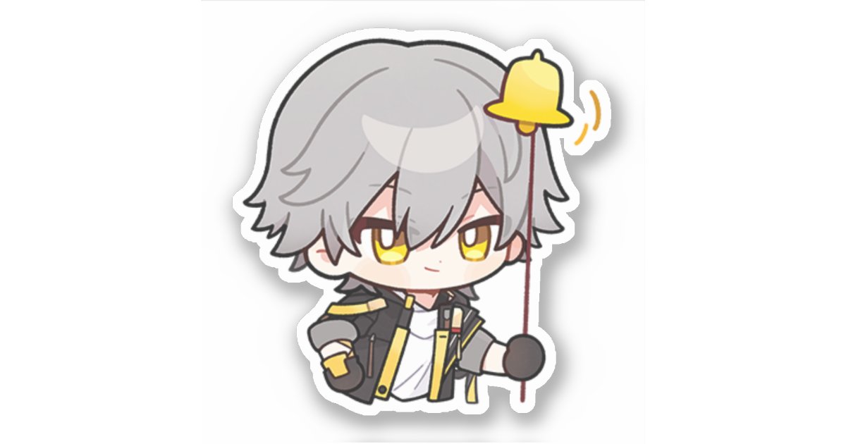 Honkai Star Rail Chibi Caelus Sticker | Zazzle