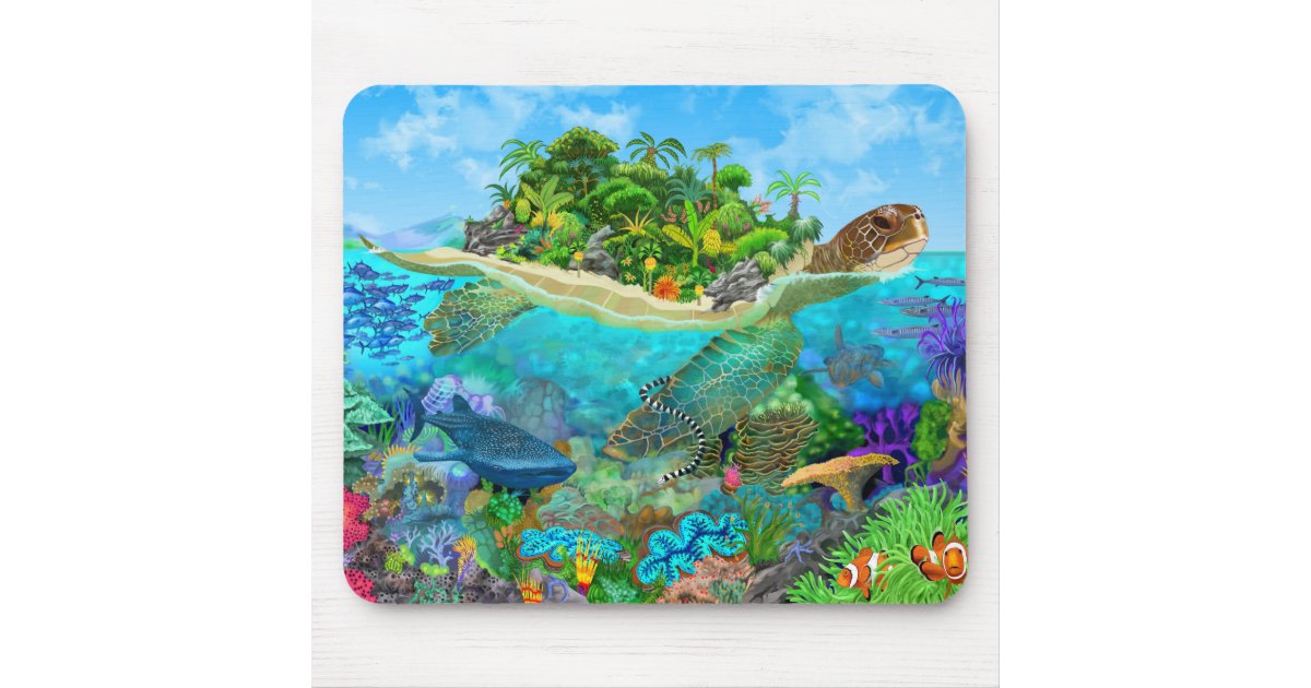 Honu Island Mouse Pad | Zazzle