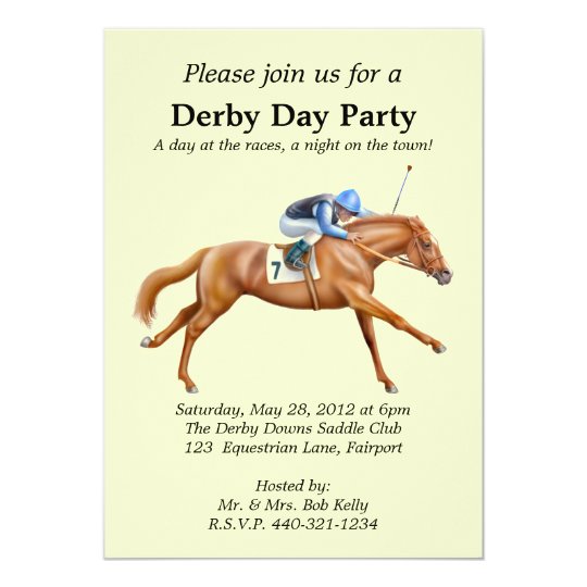 Horse Racing Party Invitation | Zazzle.com.au
