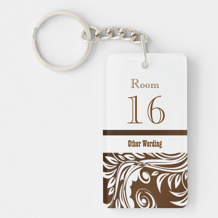 Hotel lodge resort room key key ring | Zazzle.com.au