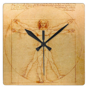 Da Vinci Drawings Wall Clocks | Zazzle.com.au
