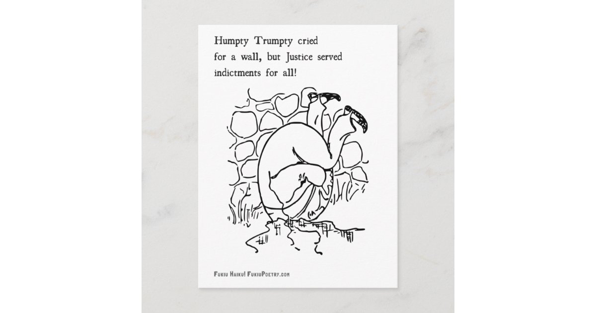 Humpty Trumpty Postcard | Zazzle