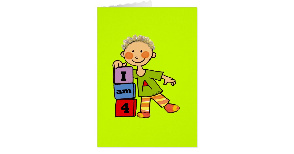 I am 4 | Zazzle