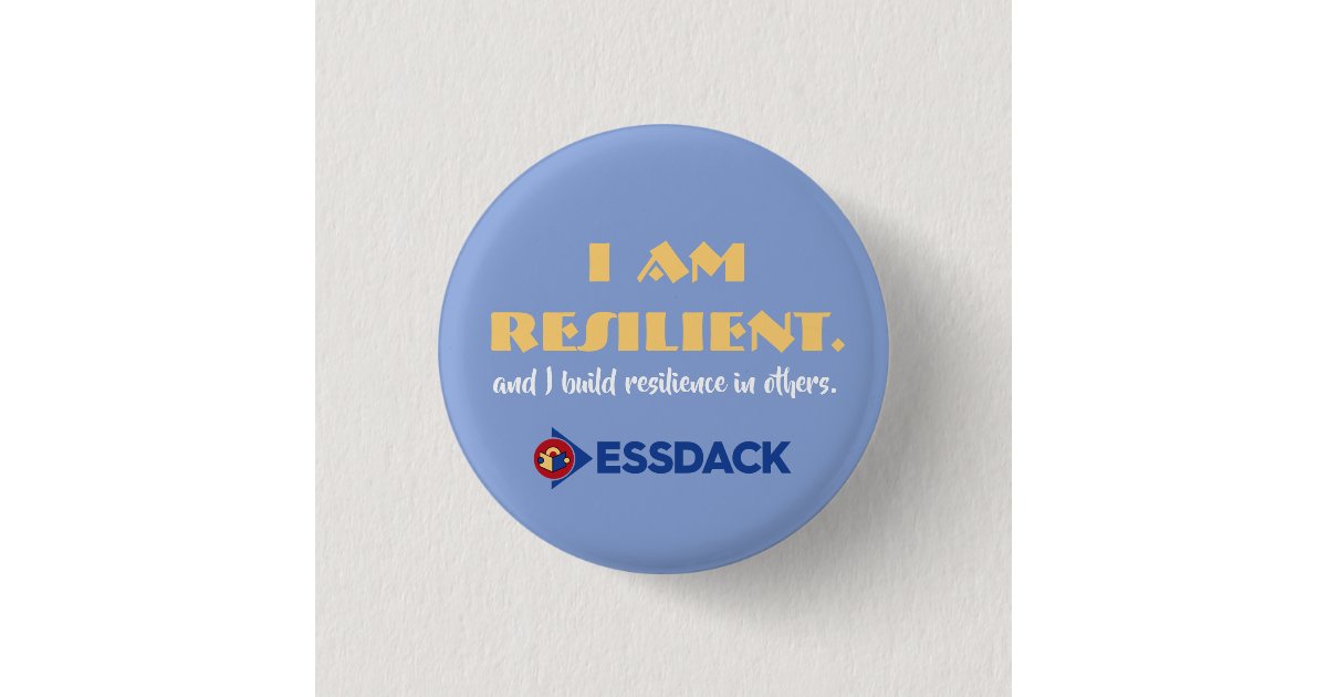 I am resilient. And I build resilience in others. 3 Cm Round Badge | Zazzle