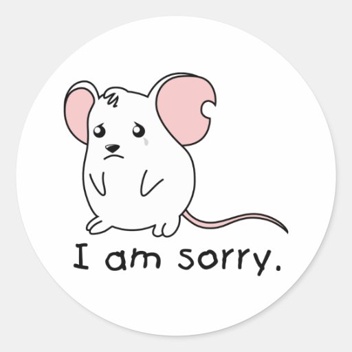 128+ I Am Sorry Stickers and I Am Sorry Sticker Designs | Zazzle
