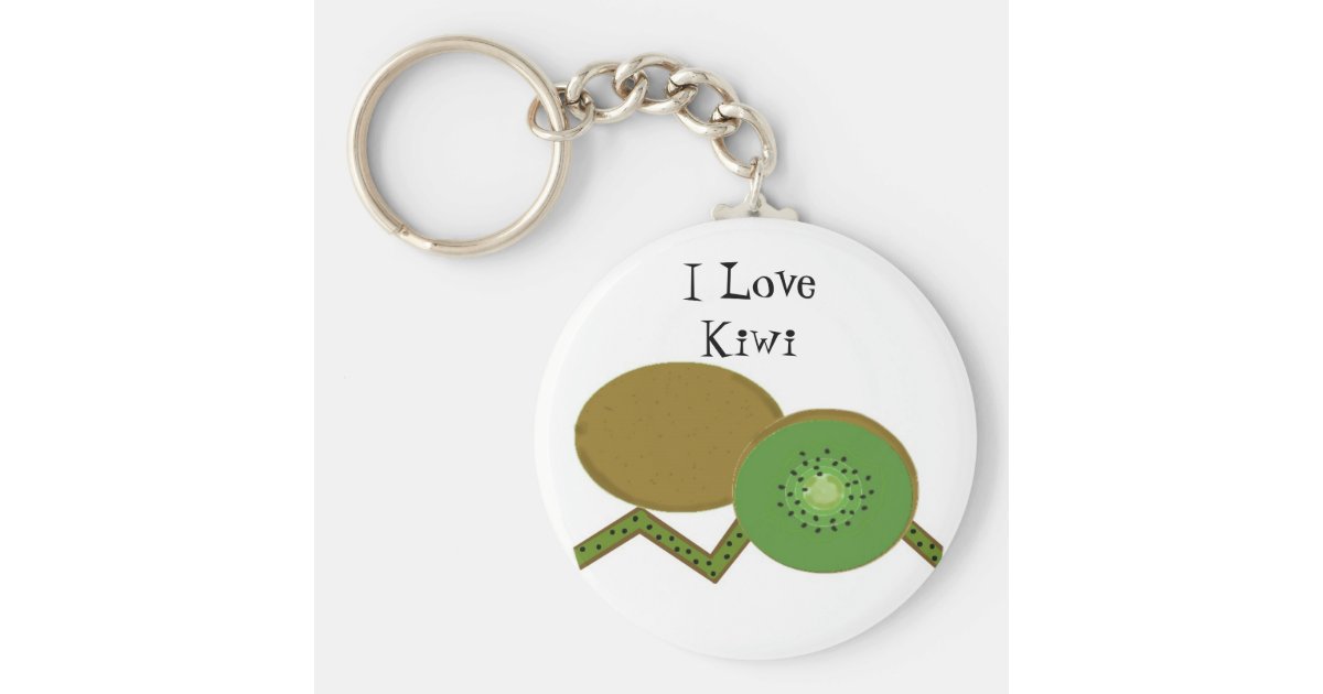 I Love Kiwi Key Ring | Zazzle