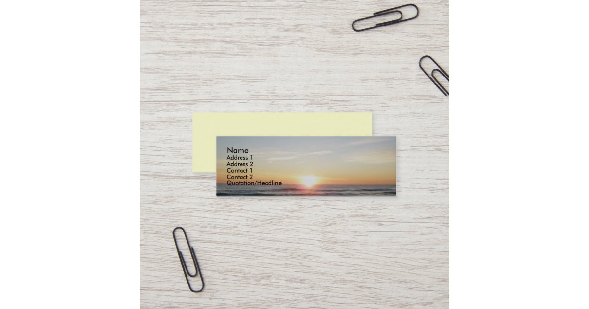 IBSP Sunset Business Cards | Zazzle