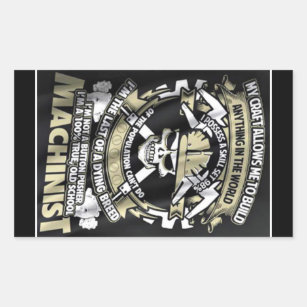 Machinist Stickers | Zazzle AU