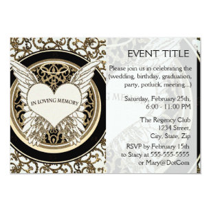 Funeral Wake Invitations | Zazzle AU