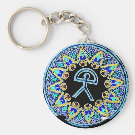 Indalo Man Cermaics, Almeria, Spain Key Ring | Zazzle.com.au