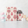 Indian Pattern on Beige Background Wrapping Paper | Zazzle