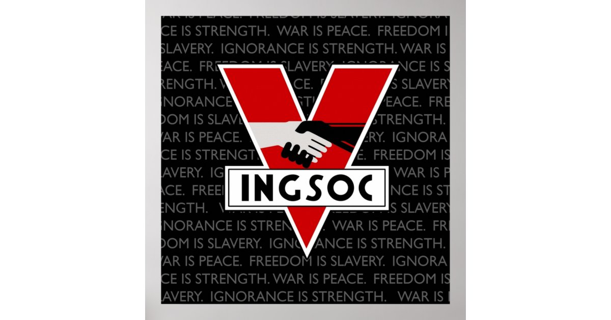 INGSOC Inspired by 1984 Poster | Zazzle