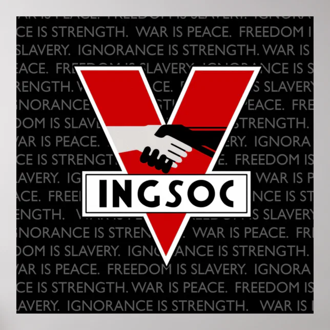INGSOC Inspired by 1984 Poster | Zazzle