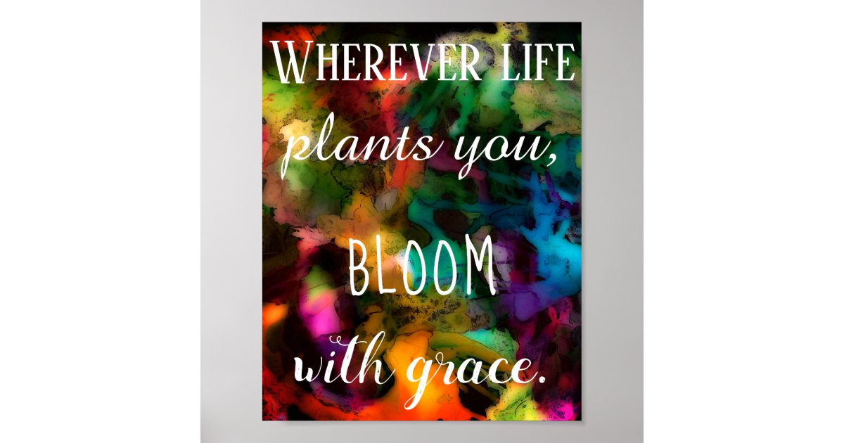 Inspirational and Motivational Abstract Poster | Zazzle