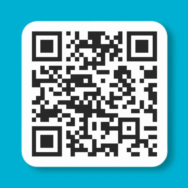 Instantly Create a QR Code (by entering your URL) Square Sticker | Zazzle
