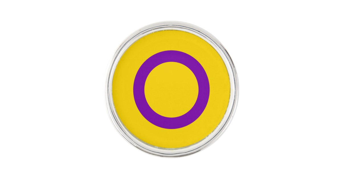 Intersex Pride Flag Lapel Pin Zazzle