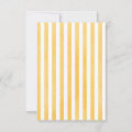 Italian Yellow Bow Cannoli Baby Shower Favour Thank You Card | Zazzle