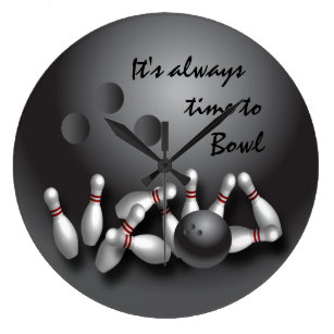 Bowling Wall Clocks | Zazzle.com.au